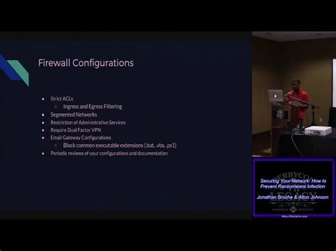 Conference Talks Talk Securing Your Network How To Prevent Ransomware Infection From Youtube