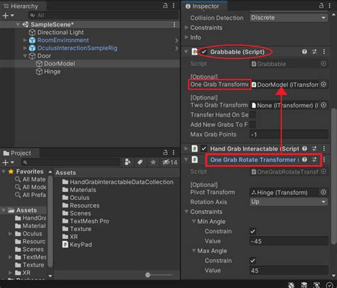 Oculus Hand Interaction Grab Rotation And Grab Pose