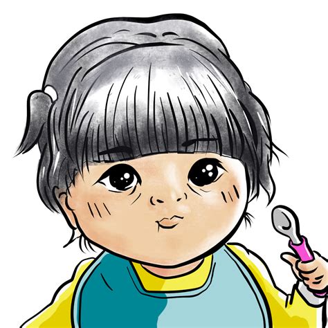 2 5 Y 女兒的似顏繪 chuofmilk的創作 巴哈姆特