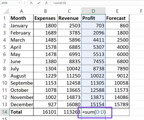 How To Sum A Column In Excel Summation Formula Ajelix