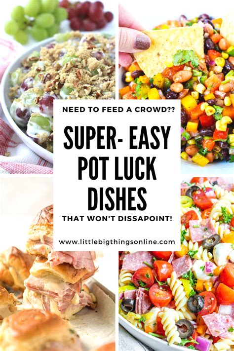 Super Easy Pot Luck Dishes Potluck Dishes Potluck Recipes Healthy Crockpot Recipes
