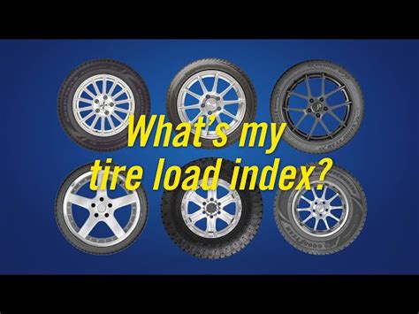 Tire Load Index Chart Goodyear Tires OFF