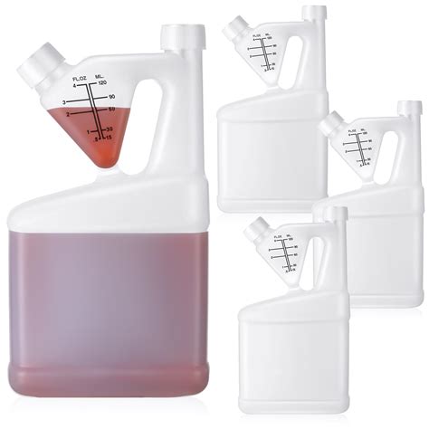 Yiyiring 4 Pcs 32oz Measure Container Tip And Pour Measuring Containers Plastic