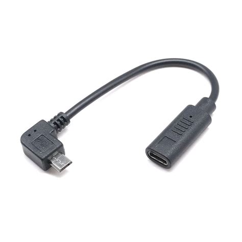 90 度 Micro Usb 公转 Type C 母适配器电缆中国工厂，usb Type C 母转 Micro Usb 公 Otg 连接器电缆适配器中国制造商，type C 母转 Micro