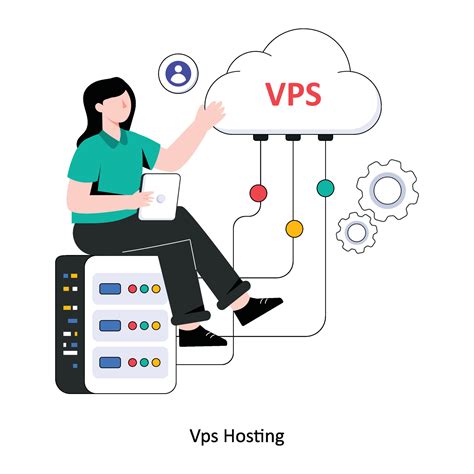 Vps Hosting Flat Style Design Vector Illustration Stock Illustration 28085607 Vector Art At