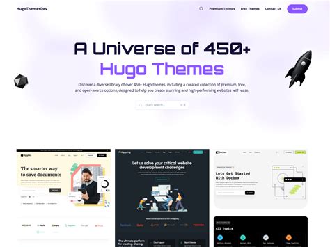 400 Free Hugo Themes And Templates Hugothemesdev