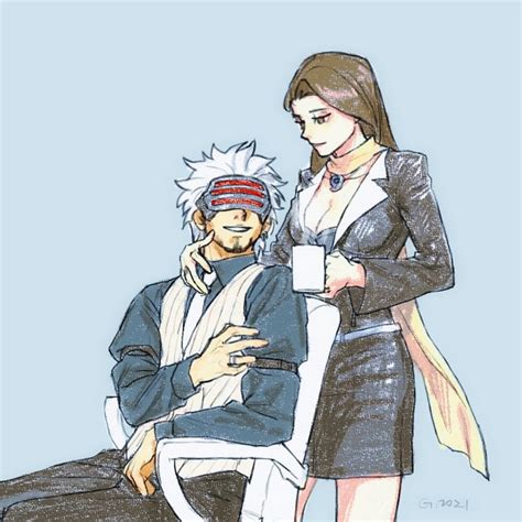 Mia Fey And Godot Ace Attorney And 1 More Drawn By Godzillapigeon1