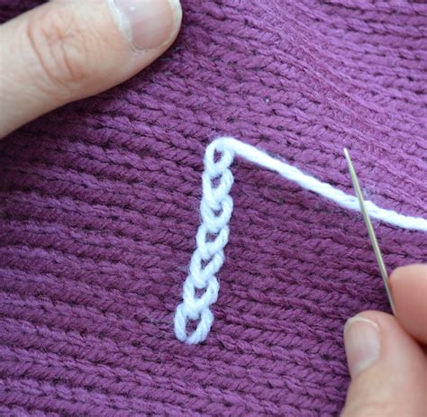 Ginx Craft How To Sew Chain Stitch