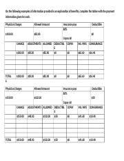 Payment Calculation Assignment Answers Copy Docx On The Following Examples Of Information