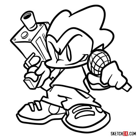 Fnf Coloring Pages Garcello Delorse Mackey
