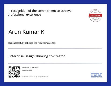 Arun Kumar K On Linkedin Im Happy To Share That Ive Obtained A New