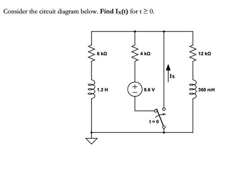 Solved 5 Consider The Circuit Diagram Below Find