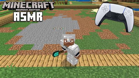 Asmr Minecraft Bedrock Survival Ep 6 Controller Sounds Whispering