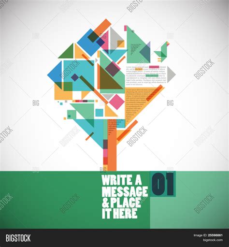 Abstract Tree Made Vector Photo Free Trial Bigstock