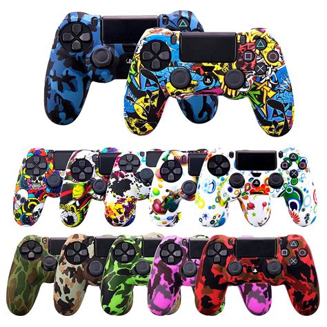 Protective Soft Rubber Silicone Joystick Gamepad Skin Cover Case Thumb Stick Grip Cap For Ps4