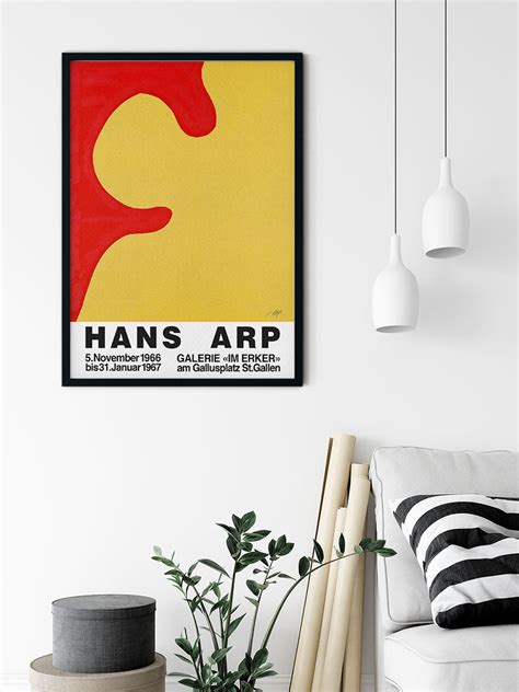 Hans Arp Exhibition Poster Modern Home Decor Posterist