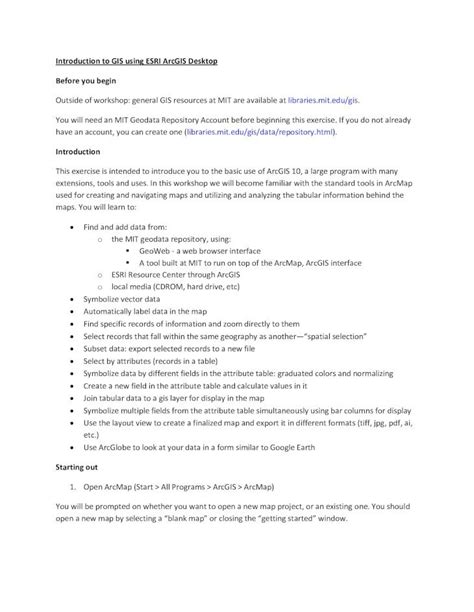 PDF Introduction To GIS Using ESRI ArcGIS Desktop Introduction To GIS Using ESRI ArcGIS