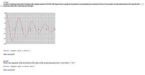 Solved Im Having Trouble Calculating The Acceleration Of