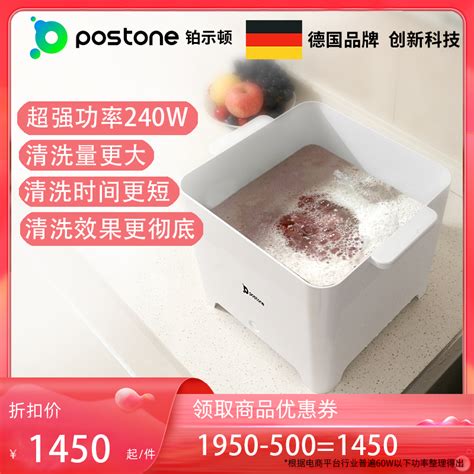 德国铂示顿果蔬智能清洗机洗菜机食材净化家用多功能蔬菜消毒蔬果 铂示顿旗舰店