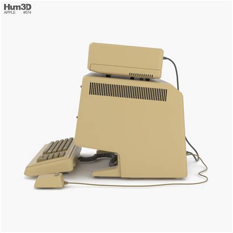 Apple Lisa Computer 3d Model Download Desktop Computer On
