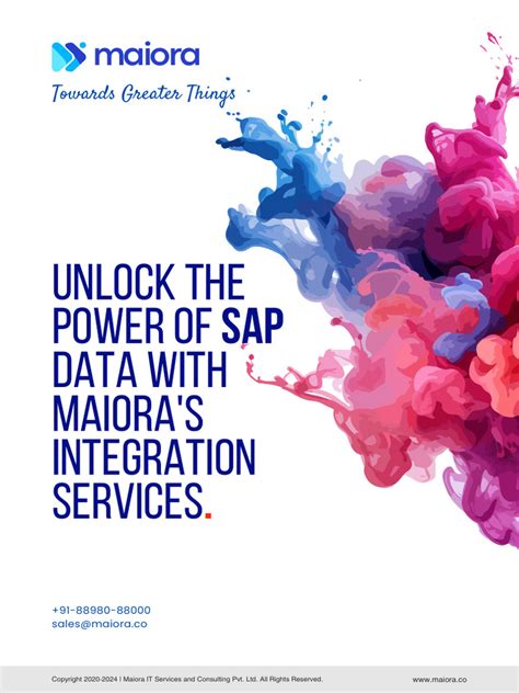 Integrating Sap Data With Maiora Pdf Supply Chain Supply Chain Management