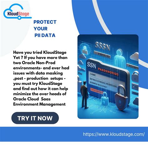 Pii Datamasking Piidata Datasecurity Oracle Datamasking Kloudstage