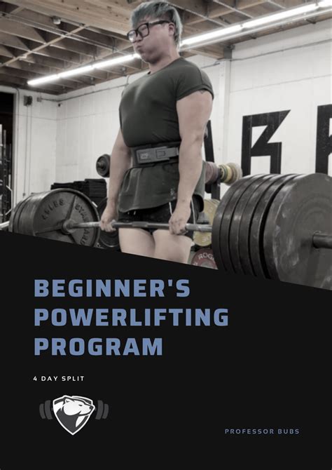 Beginner Powerlifting Program Bubbarootvs Ko Fi Shop