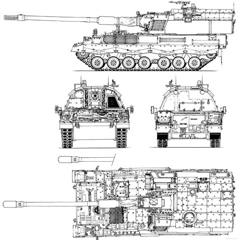 155mm L52 Panzerhaubitze 2000 Pzh German Self Propelled Howitzer