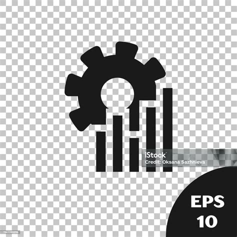 투명 한 배경에 격리 된 검은 색 원형 차트 인포 그래픽 아이콘입니다 다이어그램 차트 기호입니다 벡터 일러스트레이션 0명에 대한 스톡 벡터 아트 및 기타 이미지 Istock