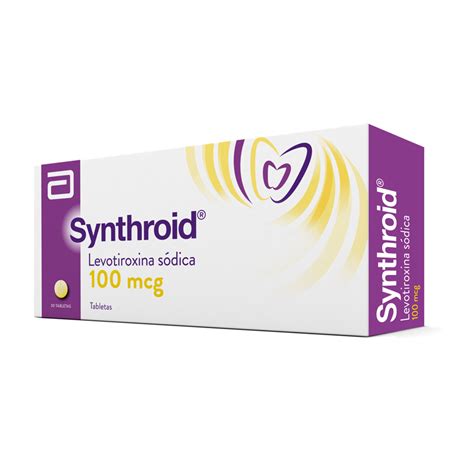 Synthroid 100mcg 30 Tableta Distribuidor De Abbott