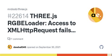 Threejs Rgbeloader Access To Xmlrequest Fails Because Hdr Binary