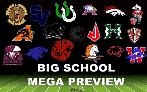 Big School Mega Preview Atascocita At Katy Harker Heights At Smithson Valley Guyer At Aledo
