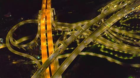 Premium Photo China Overpass And Traffic