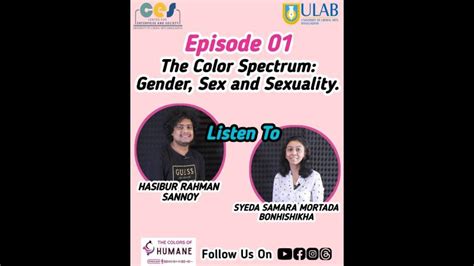 syeda samara mortada on linkedin episode 1 the color spectrum gender sex and sexuality