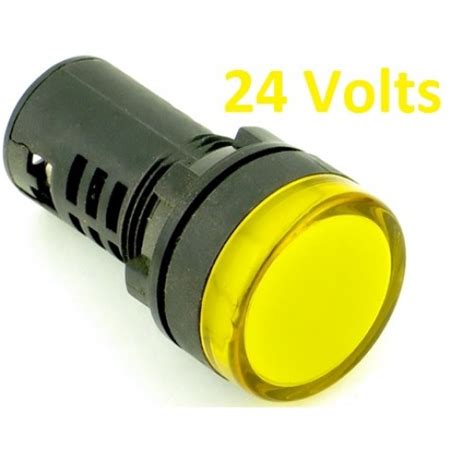 Buy Online 24 Volt Yellow Led Panel Mount Indicator In India At Low Price From Dna Technology
