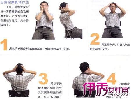 颈椎病自我按摩图解图颈椎病自我按摩图解介绍 7个多样治疗方案总有一款适合你 伊秀健康 yxlady