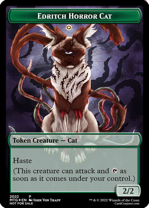 Mtg Cat Token 4 Mtg Magic Cards Yugioh Cards