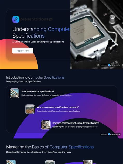 Understanding Computer Specifications Pdf