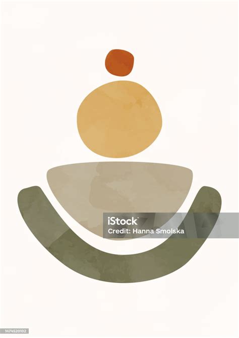 현대 추상 보호 포스터 지구 색조 유기적 인 모양 포스터 배너 인사말 카드 전단지 소셜 미디어 게시물 이야기를 위한 현대적인 디자인 미니멀리스트 미드 센추리 스타일 벡터