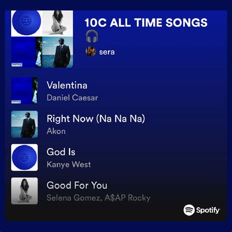 10c All Time Songs 🎧 Playlist By Sera Spotify
