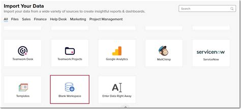 Create New Workspace Zoho Analytics On Premise