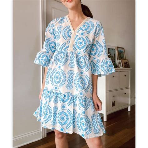 Saiph Lab Dresses Saiph Lab Mini Dress Crochet Detail Santorini