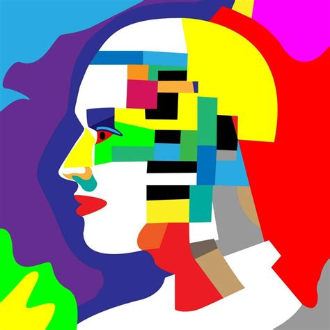 Abstract Illustration Of Side View Face 24557893 Vector Art At Vecteezy