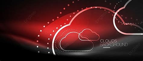 Vector Cloud Computing Network Symbol Background Graphic Vector