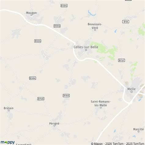 Map Celles Sur Belle Map Of Celles Sur Belle 79370 And Practical