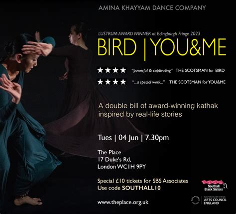 Sbs Welcome All To Akdc Double Bill Youandmebird Southall Black Sisters