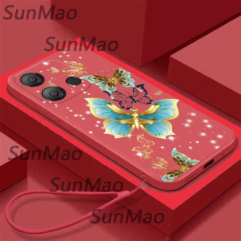 เคสโทรศัพท์ Tecno Spark Go 2023 Pop 7 Pop 7 Pro ออกแบบแฟชั่นผีเสื้อปก Cha16 Th