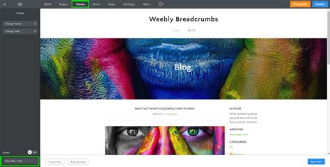 How To Create Breadcrumbs For Your Weebly Blog Editor Tricks