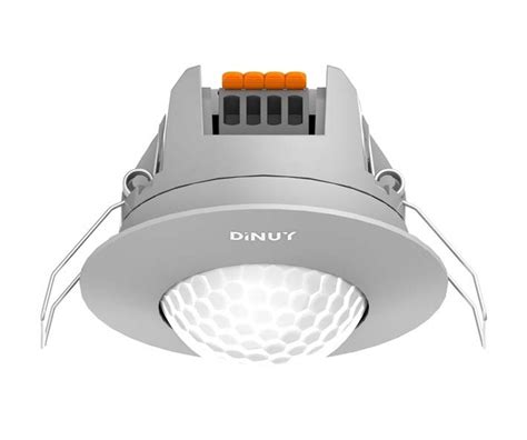 360º Bluetooth detector recessed in silver ceiling Rehabilitaweb