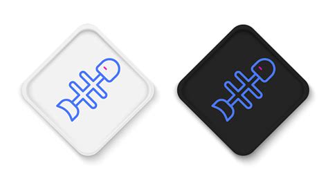 흰색 배경에 격리 된 라인 죽은 물고기 아이콘 다채로운 개요 개념 벡터 강에 대한 스톡 벡터 아트 및 기타 이미지 강 그리기 꼬리 Istock